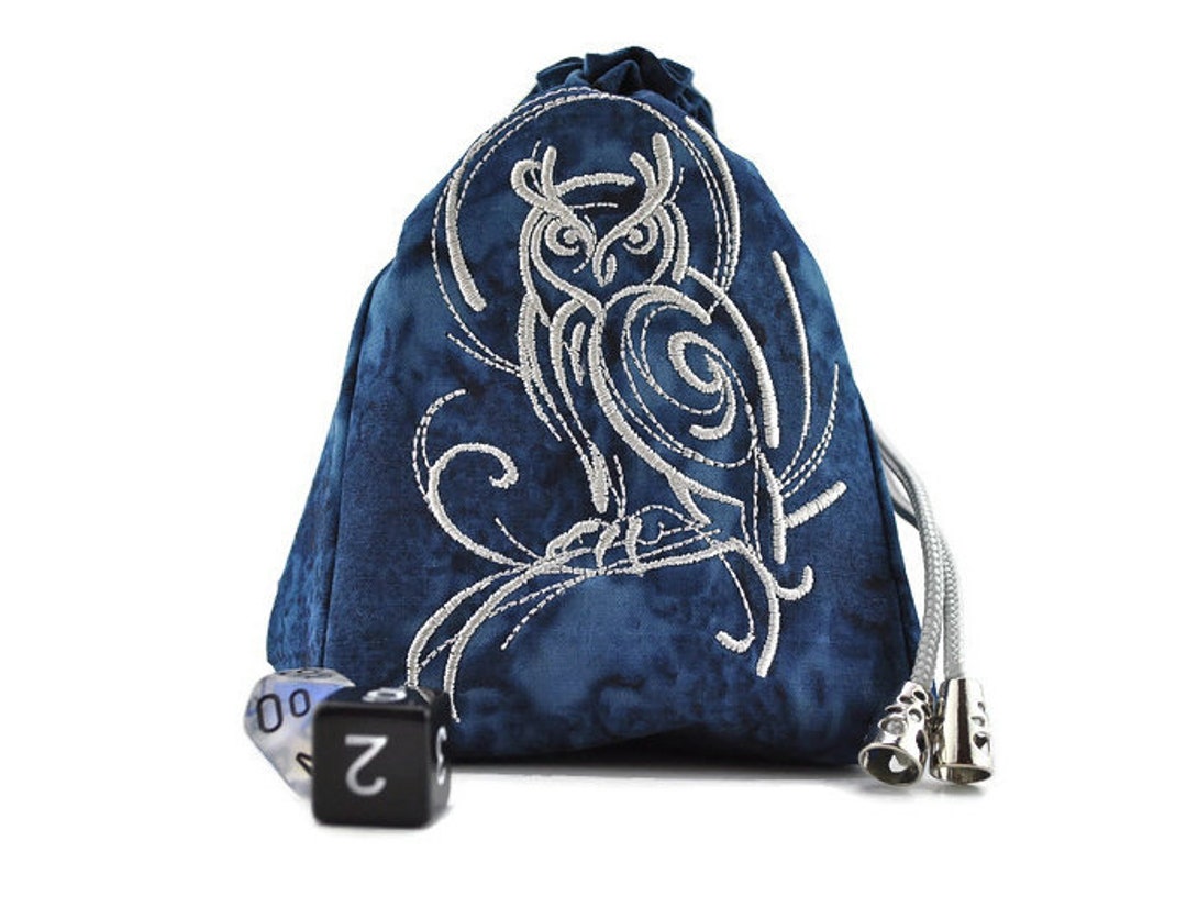 Owl Dice Bag TTRPG Board Game Accessory - Etsy