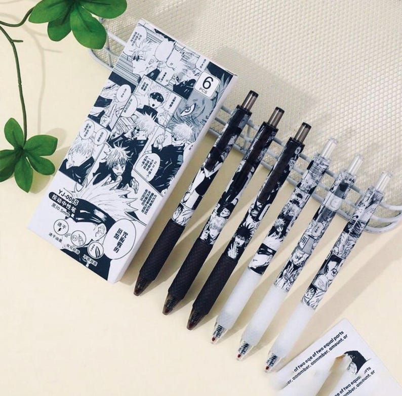 Jujutsu Kaisen JJK Ballpoint Pen Set - Etsy Australia