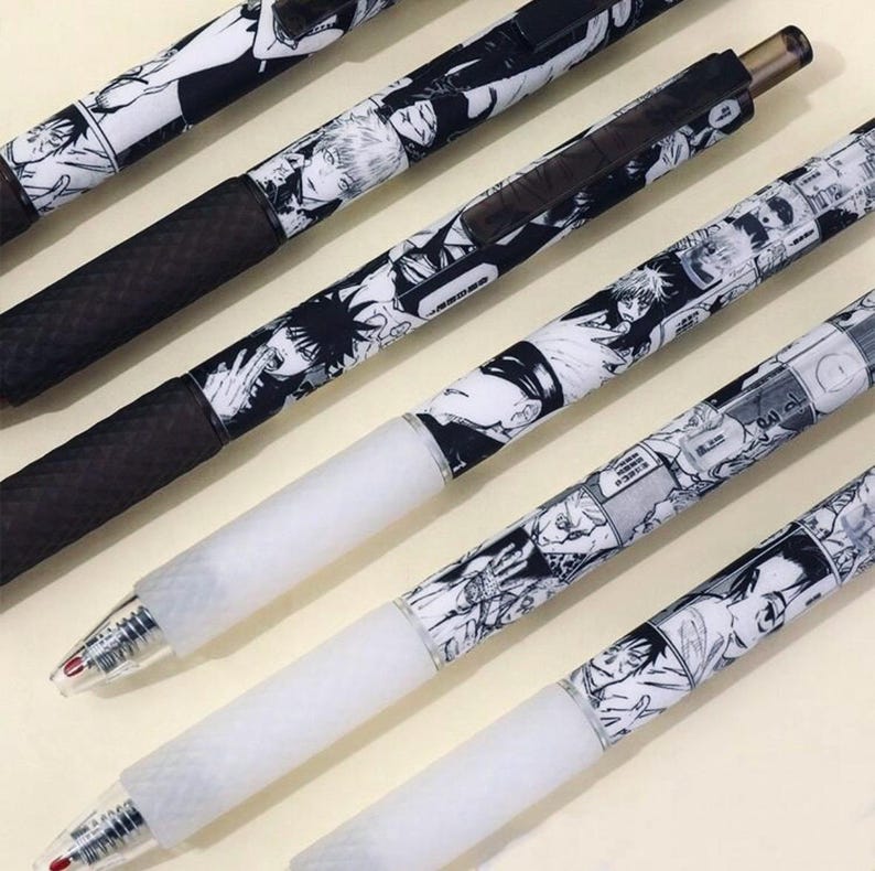 Jujutsu Kaisen JJK Ballpoint Pen Set - Etsy Australia