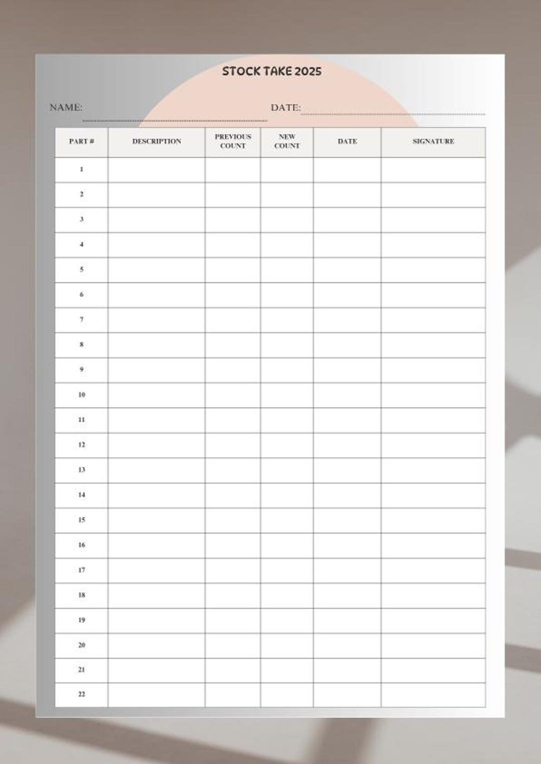 Stocktake Template – Easy-to-use Inventory Management Spreadsheet for ...