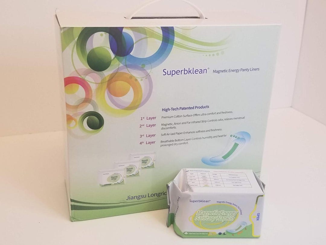 Longrich Superbklean Magnetic Sanitary Napkin (panty Liner) / Anion Far ...
