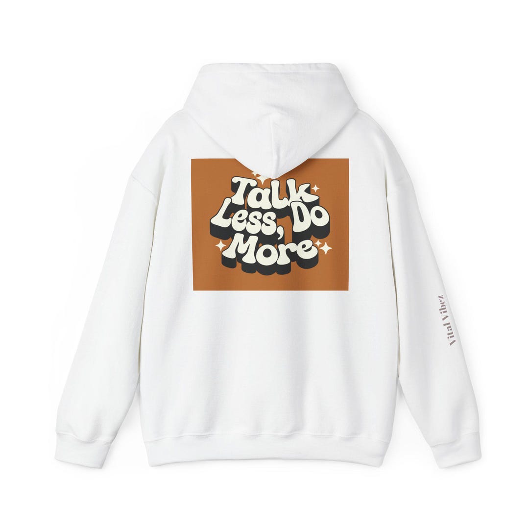 Fitness Motivational Quote Heavy Blend Hooded Sweatshirt, Workout ...