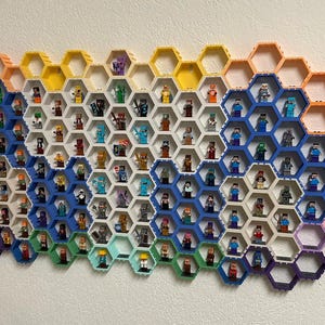 Minifigure Display Shelves | Minifigure Storage | Action Figure ...