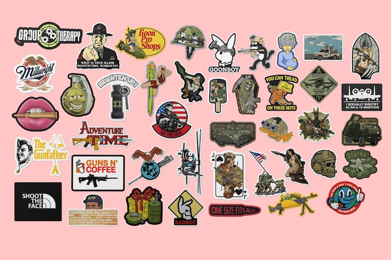 Tactical Sticker Pack | Waterproof Military Patriotic USA Decals ...