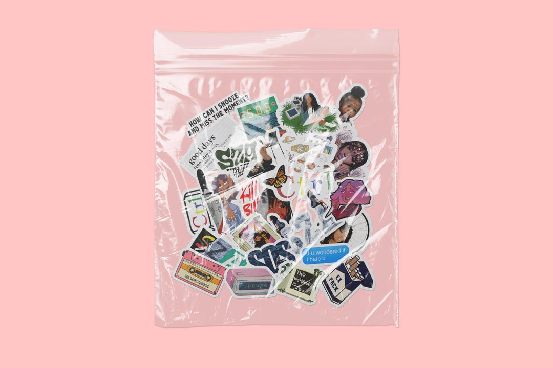 SZA, American Singer-songwriter Vinyl Sticker Pack, Durable Waterproof ...