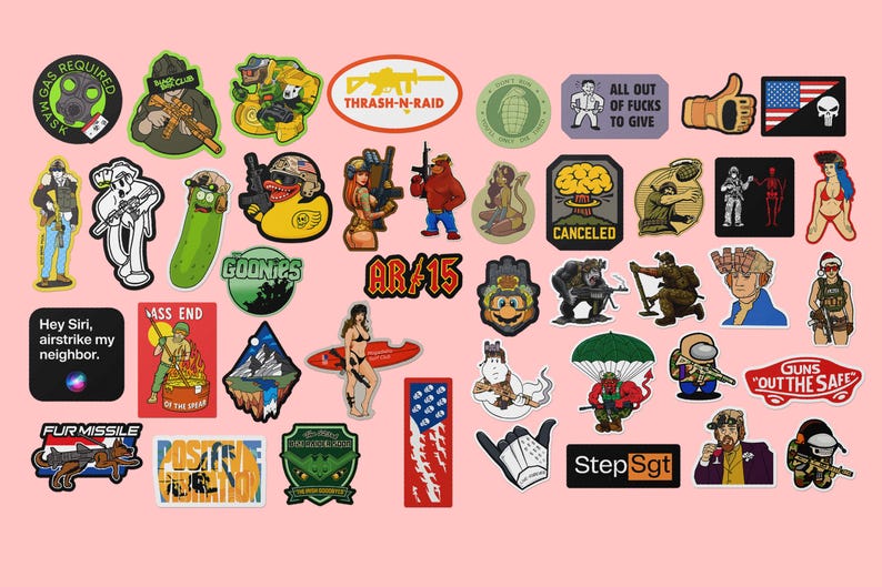 Tactical Sticker Pack | Waterproof Military Patriotic USA Decals ...
