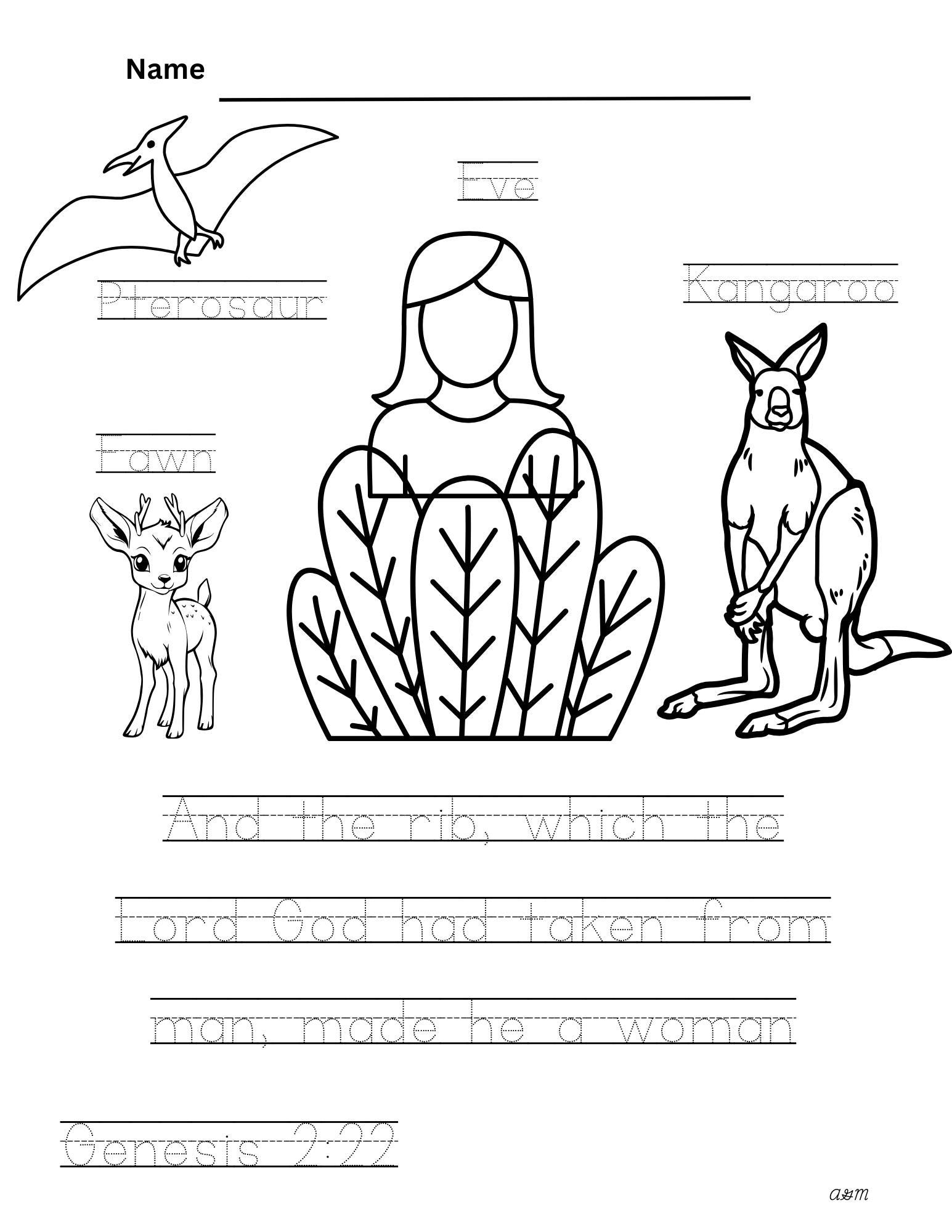 Bulk Set of Bible Verse, Word Trace, Coloring Pages, Featuring Verses ...