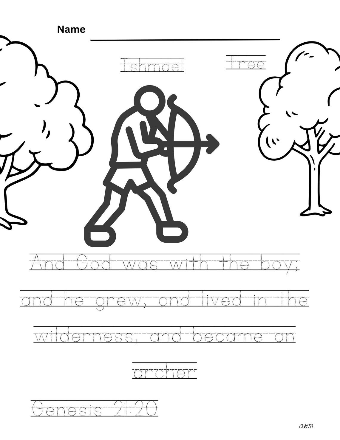 Bulk Set of Bible Verse, Word Trace, Coloring Pages, Featuring Verses ...
