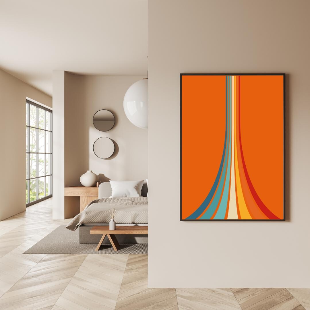 Retro 70s Wall Art Set | 14 Vintage-inspired Printable Decor in Groovy ...