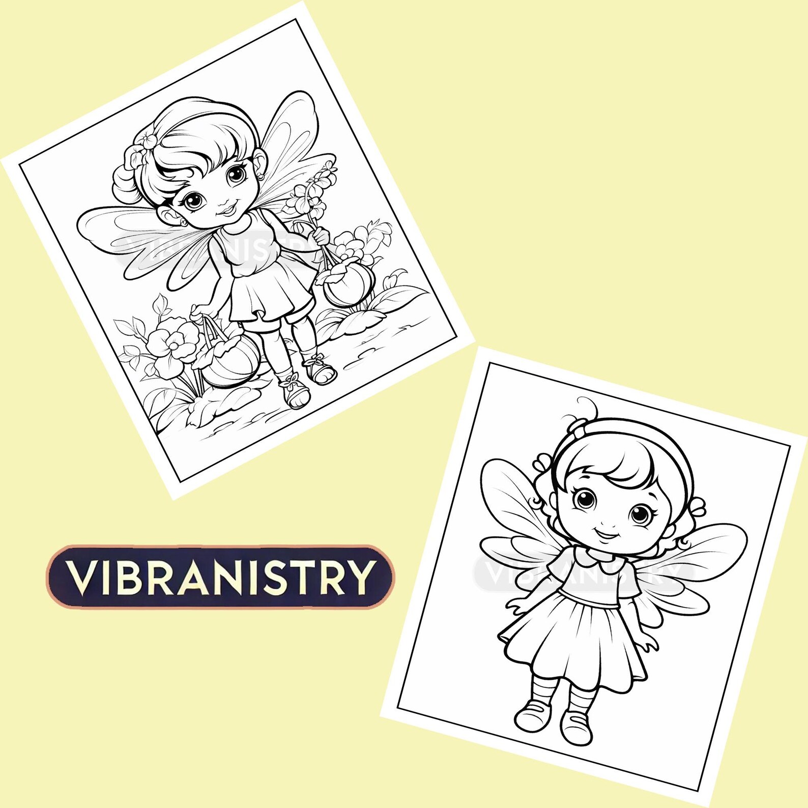 Printable Fairy Girl Coloring Pages - 8 Cozy Little Cute Designs for ...