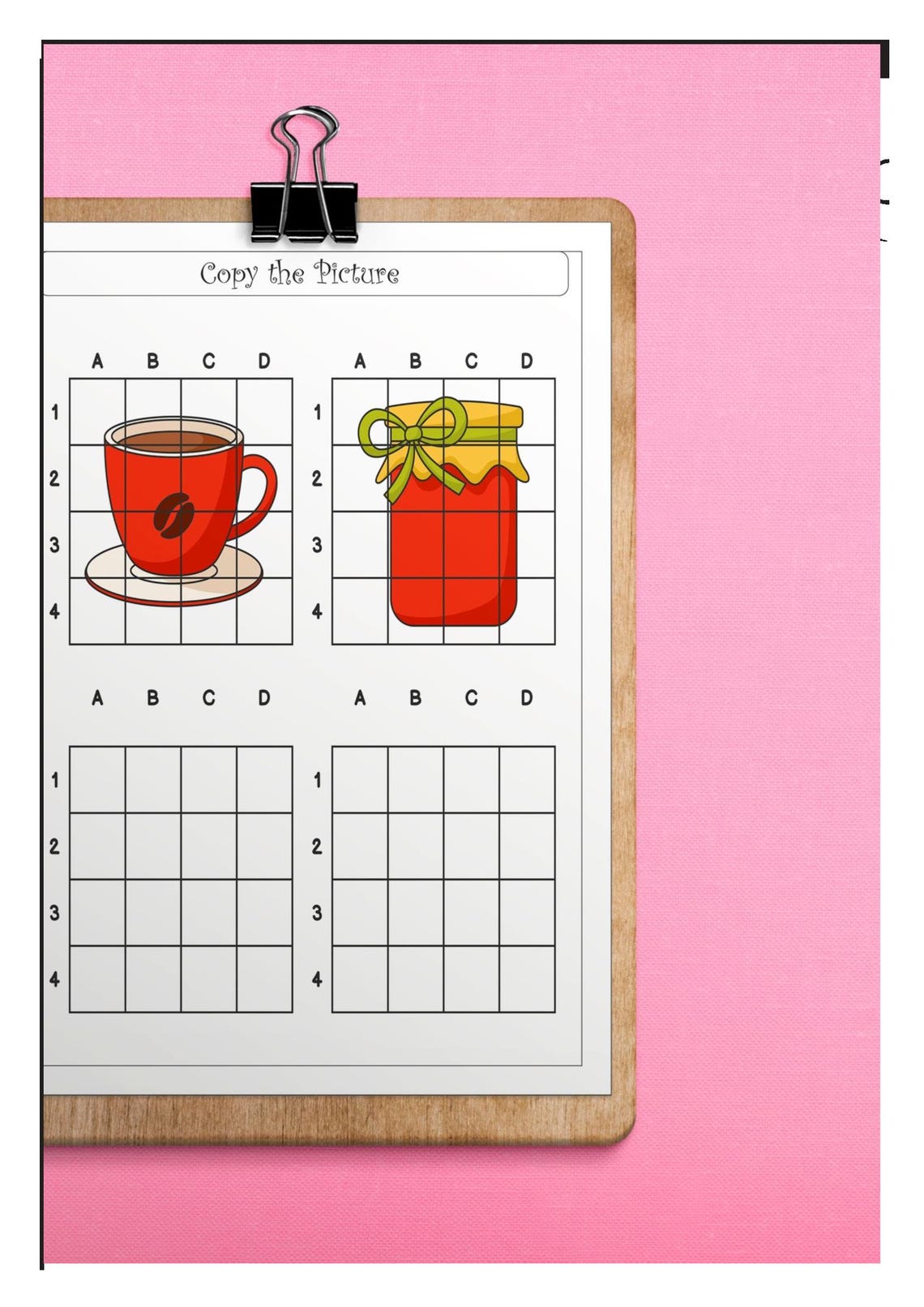 Drawing & Coloring Printable Worksheets for Kids - Etsy