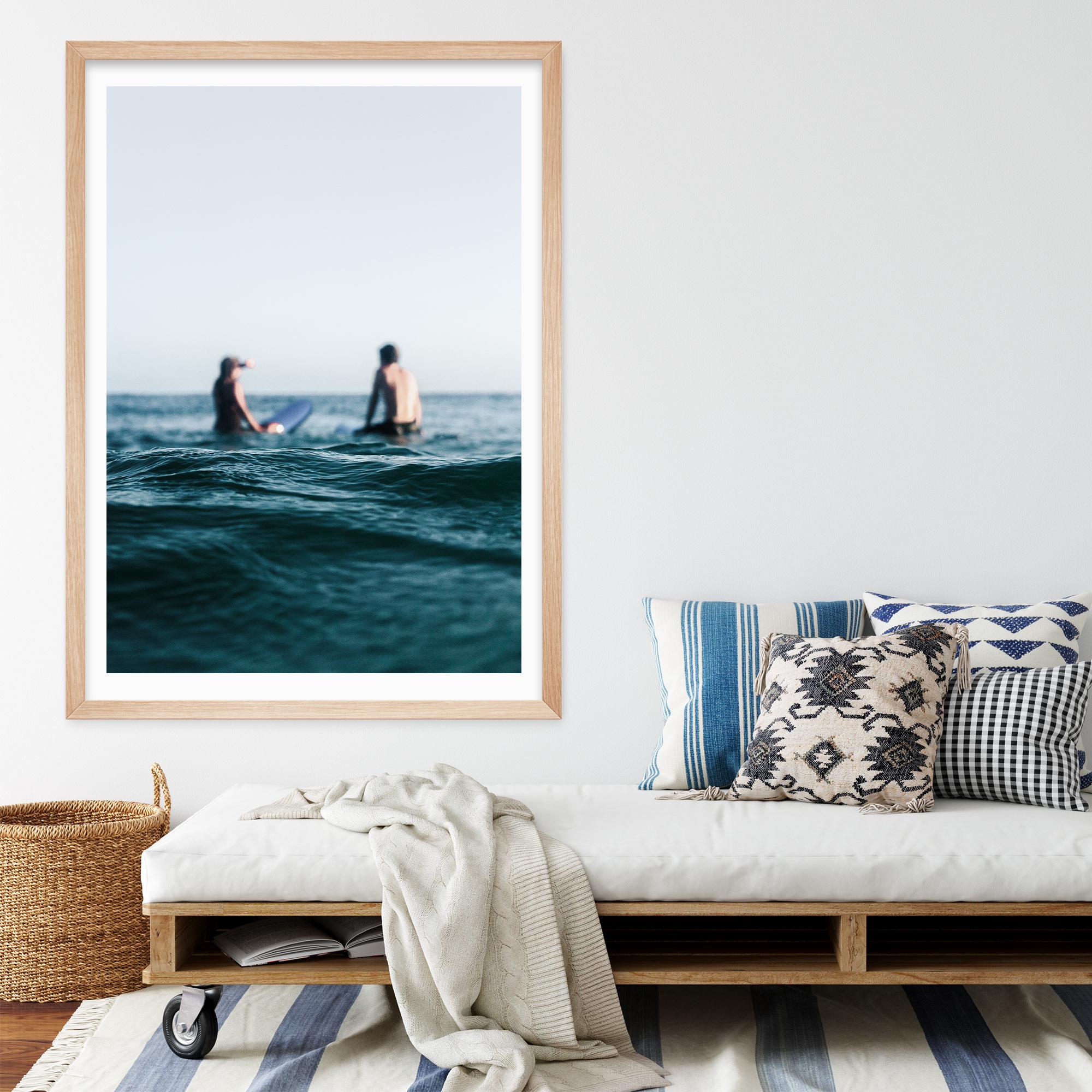 Set of 3 Coastal Prints, Ocean Poster, Palm Tree Wall Art, Minimalist ...