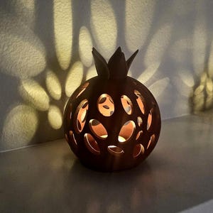 Rosh Hashana, Sukkot Pomegranate Tea Light Cover, Jewish Holiday Decor ...
