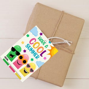 Editable Last Day of School Tag Stay Cool Ice Tag Summer End of School ...