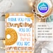 Bagel Appreciation Sign: Thank You Printable (PDF & JPG) - Etsy