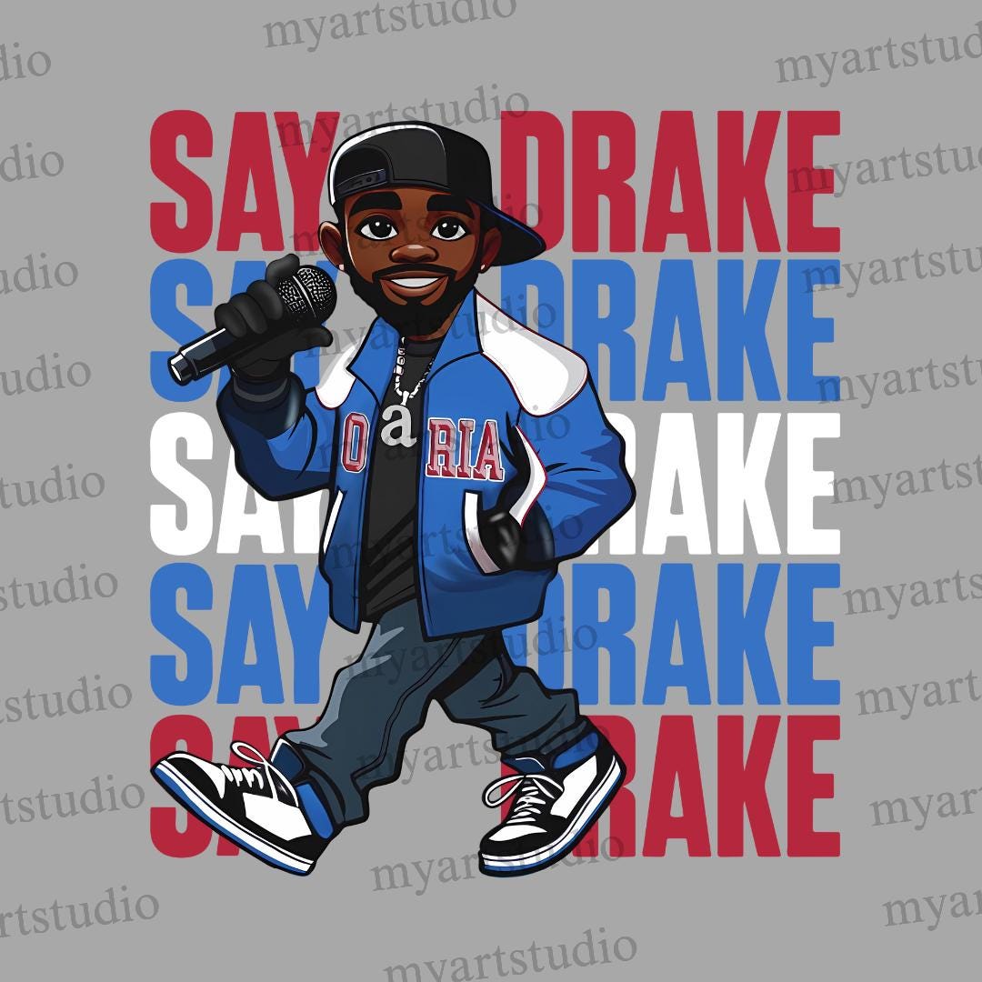Kendrick Lamar Say Drake Super Bowl Inspired Digital Design, Say Drake ...