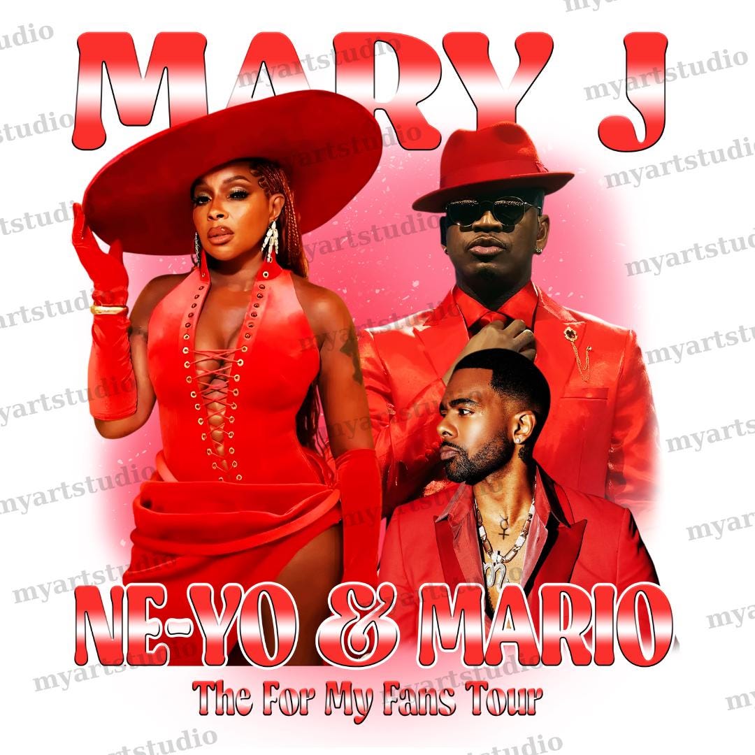 Mary J Blige the for My Fans Tour Png, Mary J PNG, Mary Png, for My ...