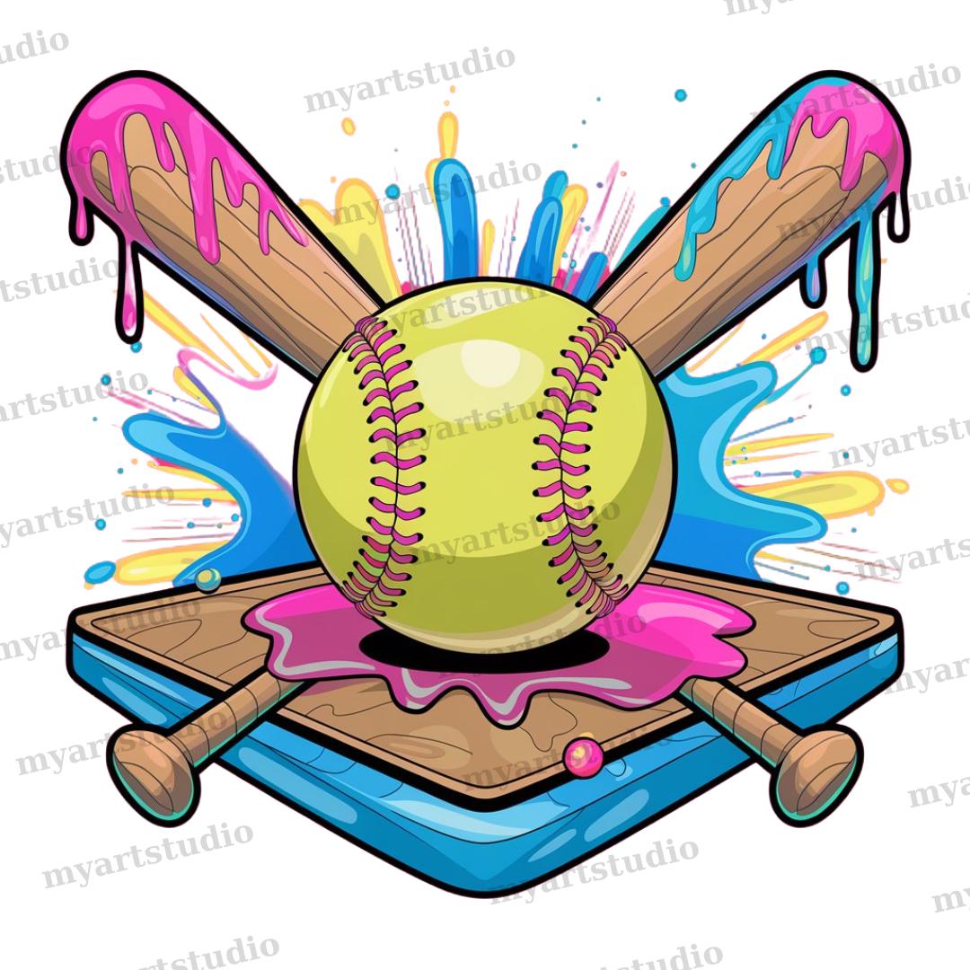 Softball Drip Png, Softball Home Plate, Softball Mom, Softball Sport ...