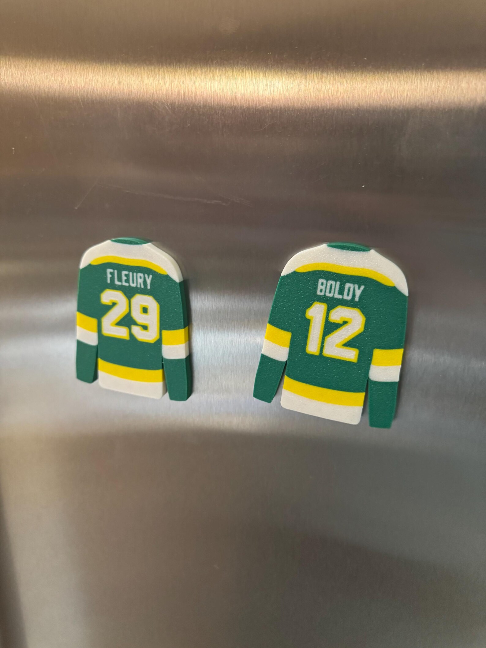 Minnesota Hockey Jersey Magnets - Etsy