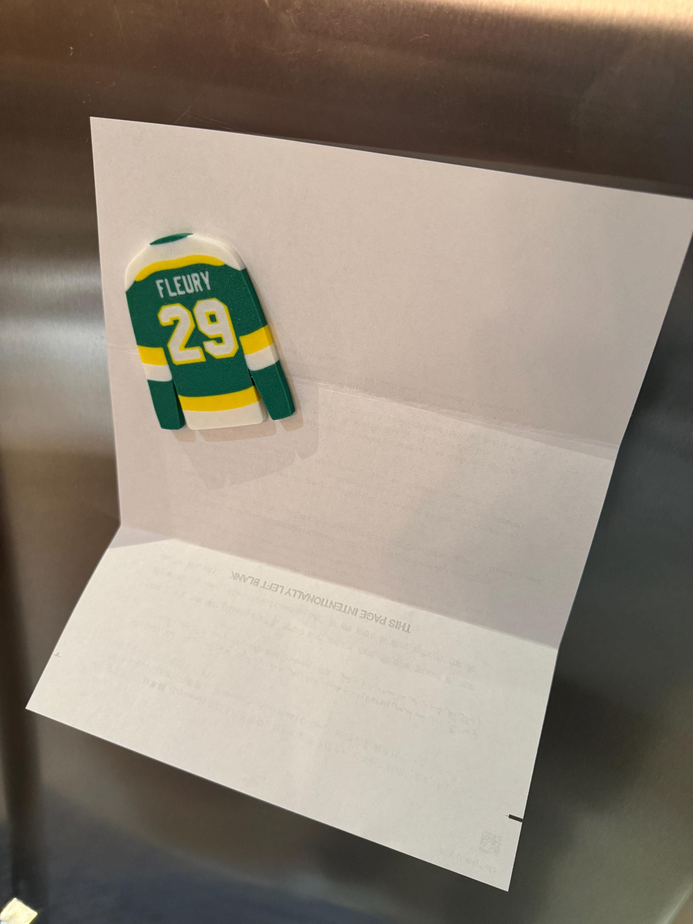 Minnesota Hockey Jersey Magnets - Etsy