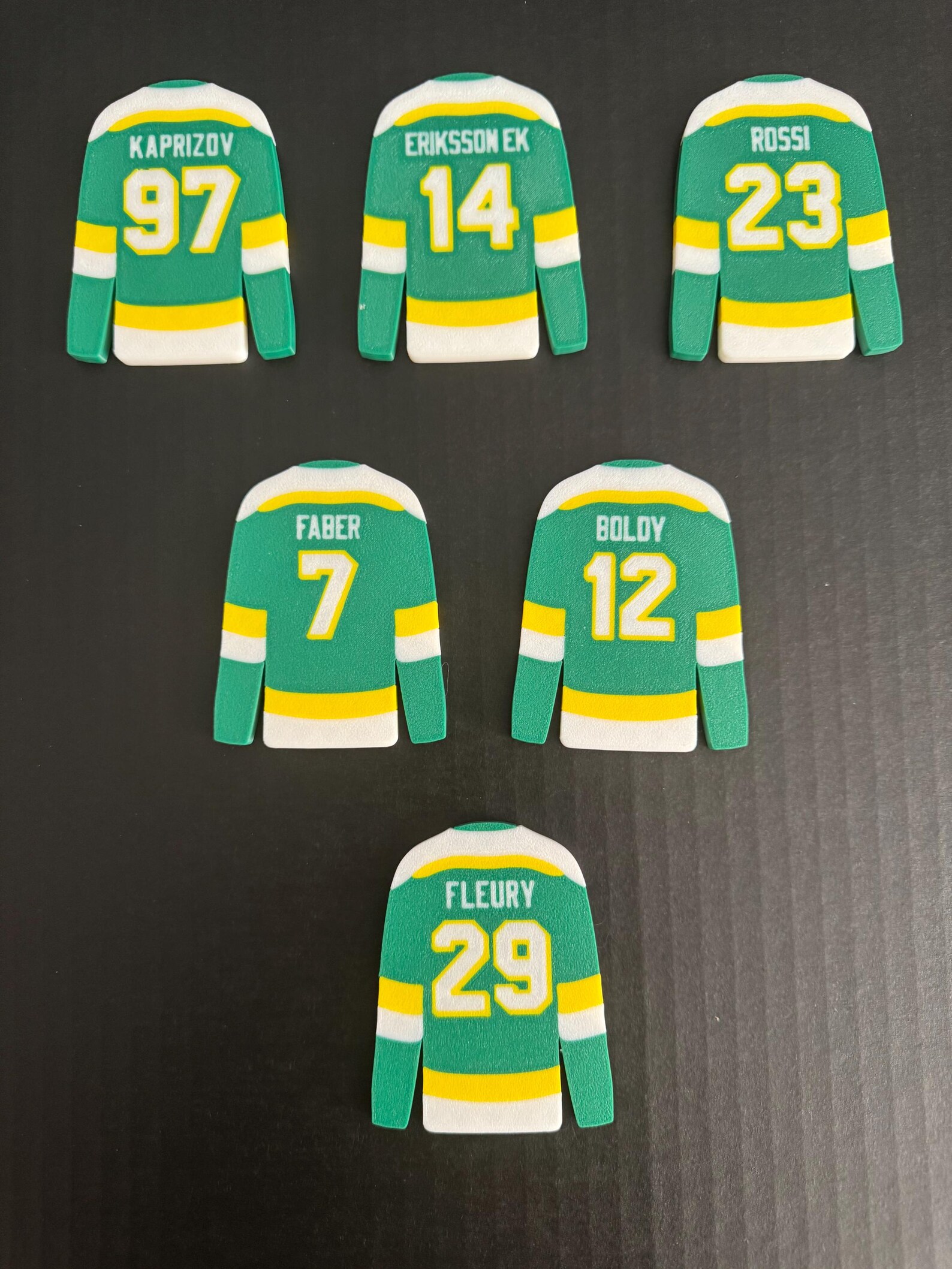 Minnesota Hockey Jersey Magnets - Etsy