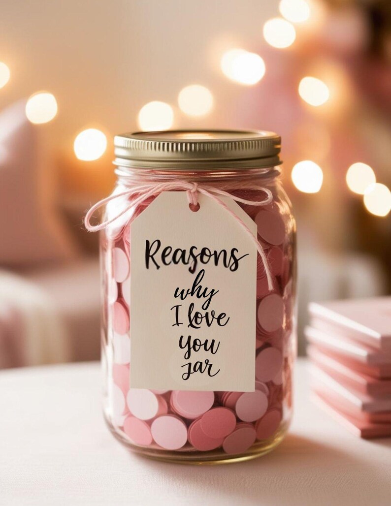 Reasons Why I Love You Jar | Personalized Gift (digital Download Only ...