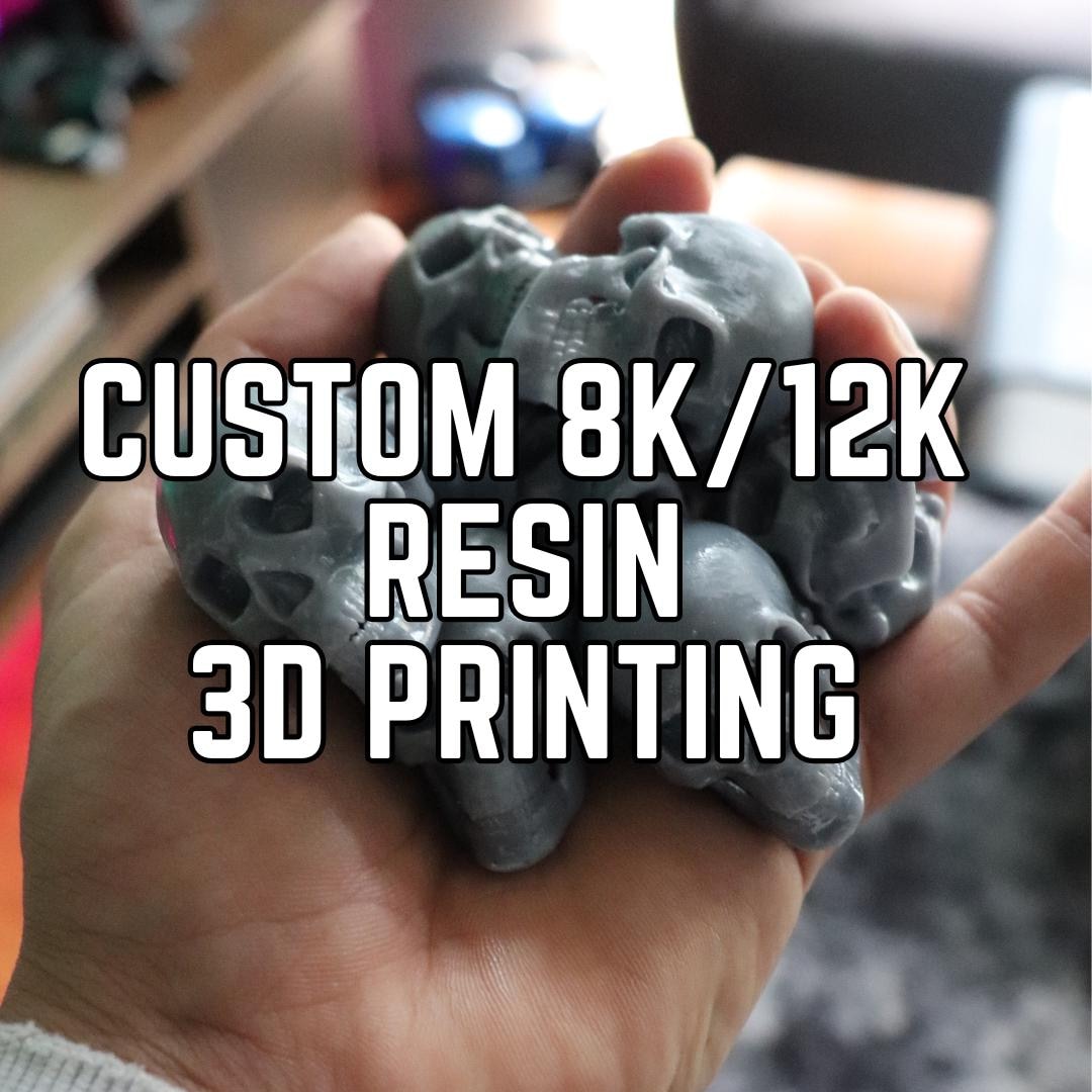 Custom Resin 3D Printing 8K/12K Resin Printing Printing on Demand Rapid ...