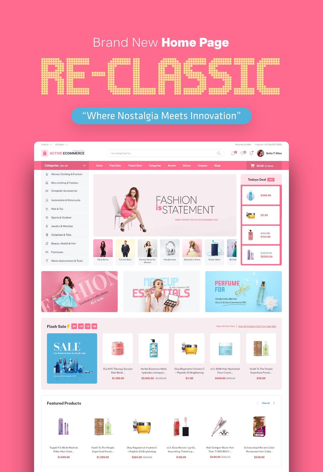 Ecommerce Website Template | Customizable Shopify/woocommerce Design - Etsy