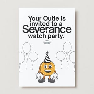 Severance Watch Party Invitation - Editable Canva Template - Etsy