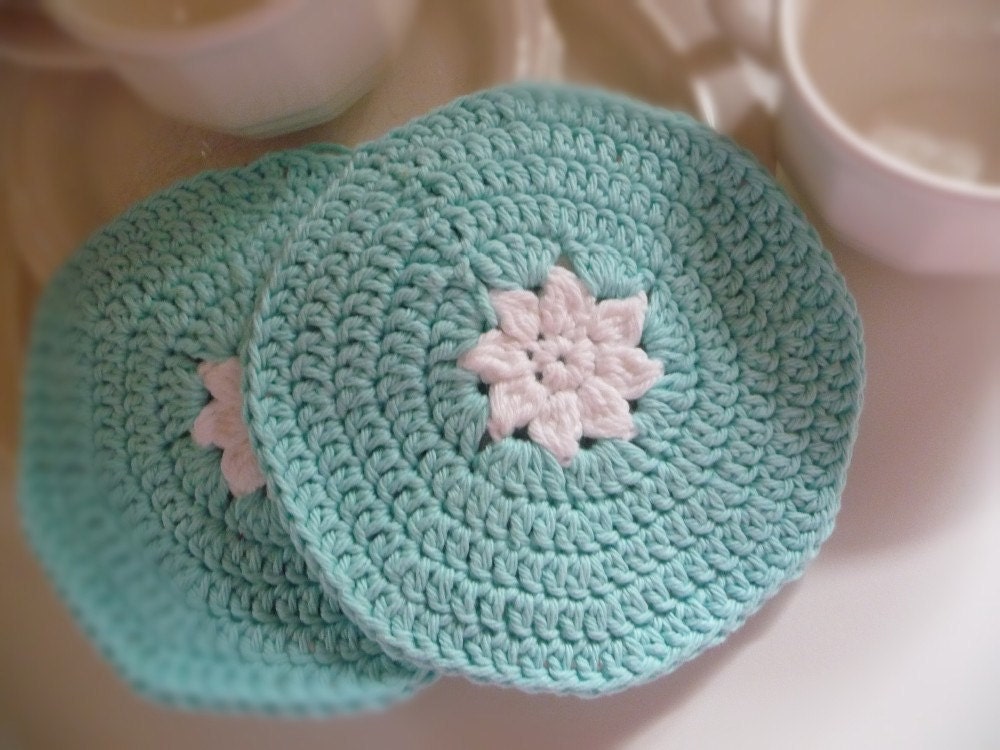 PDF Flower Dishcloth Crochet Pattern - Etsy