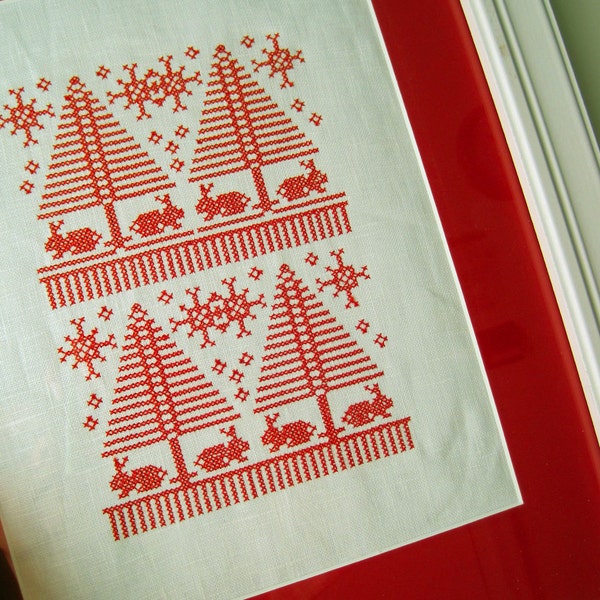 Redwork Stitching - Etsy