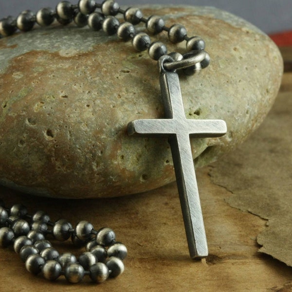 Silver Cross - Etsy