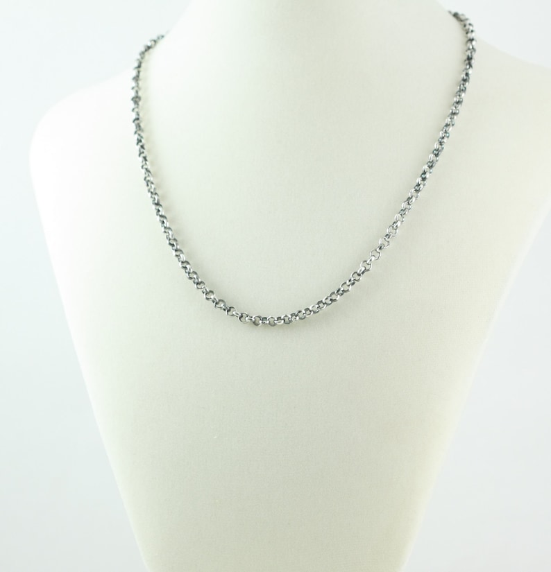 Heavy Sterling Silver Chain Necklace Mens Womens Unisex - Etsy
