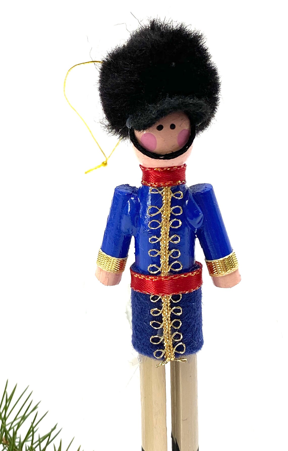 Toy Soldier Clothespin Christmas Ornament | Etsy