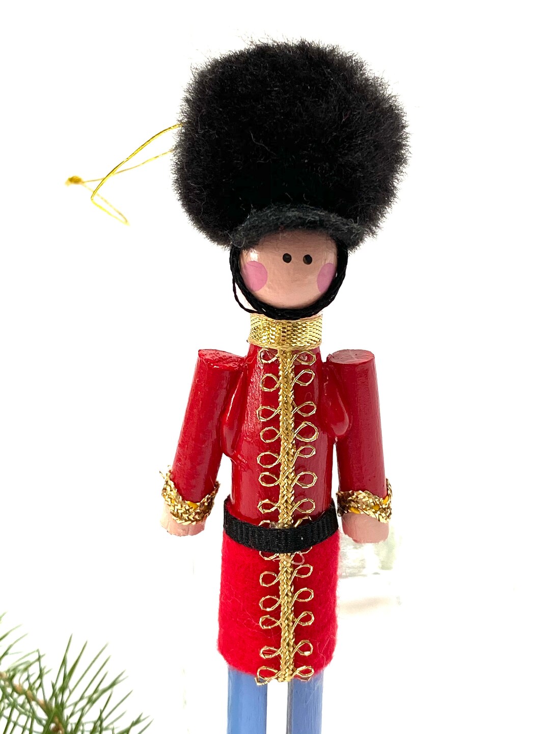 Toy Soldier Clothespin Christmas Ornament - Etsy UK