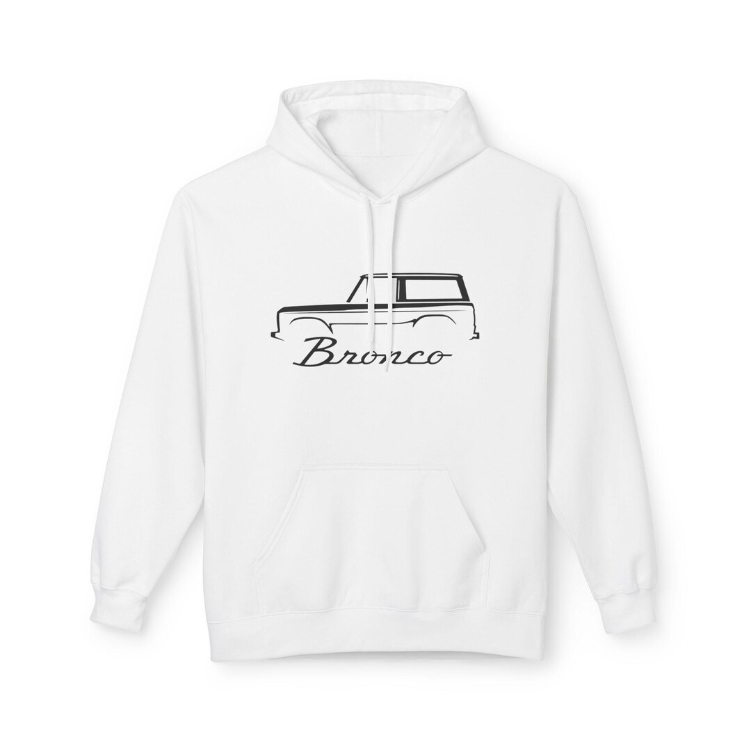 Bronco Outline | Hoodie - Etsy