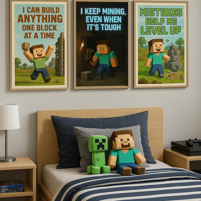 Mincraft Posters - Etsy