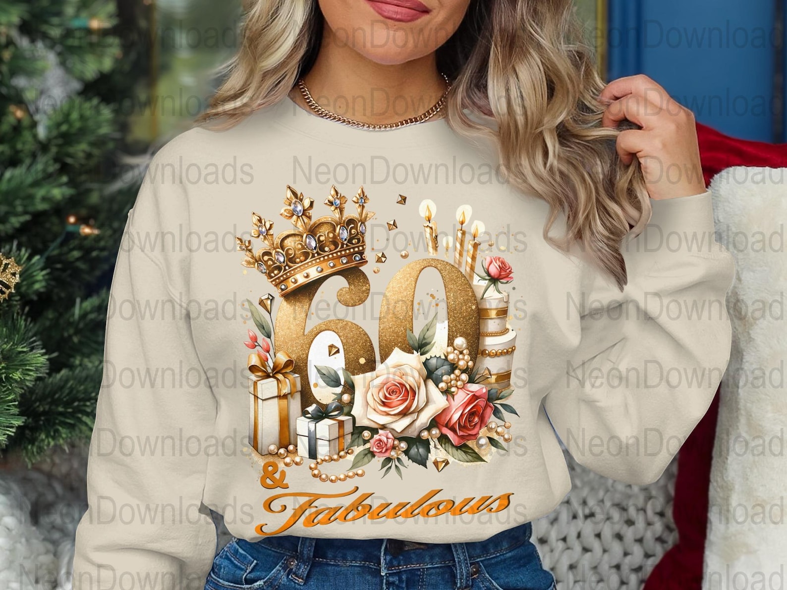60th Birthday PNG, Sixty and Fabulous Sublimation Design, Digital Png ...