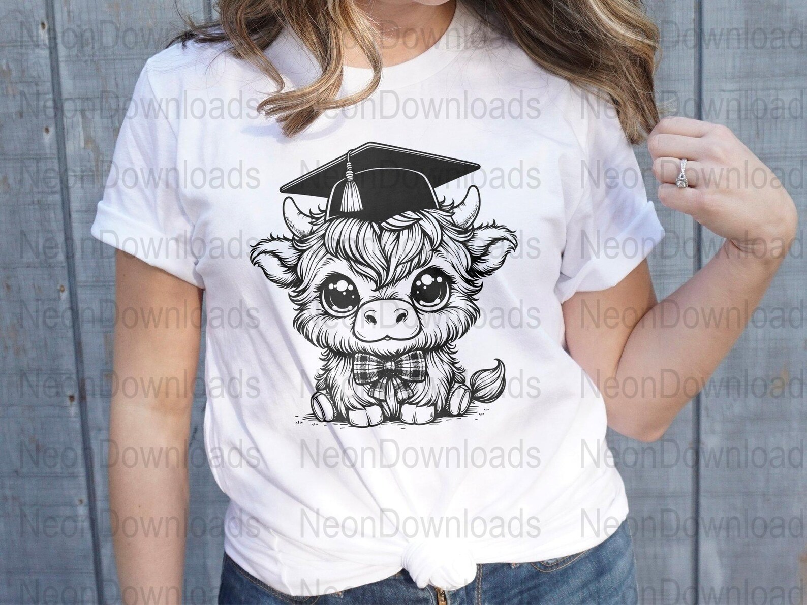 Highland Cow Graduate SVG Design, Graduation PNG, Highland Cow SVG - Etsy