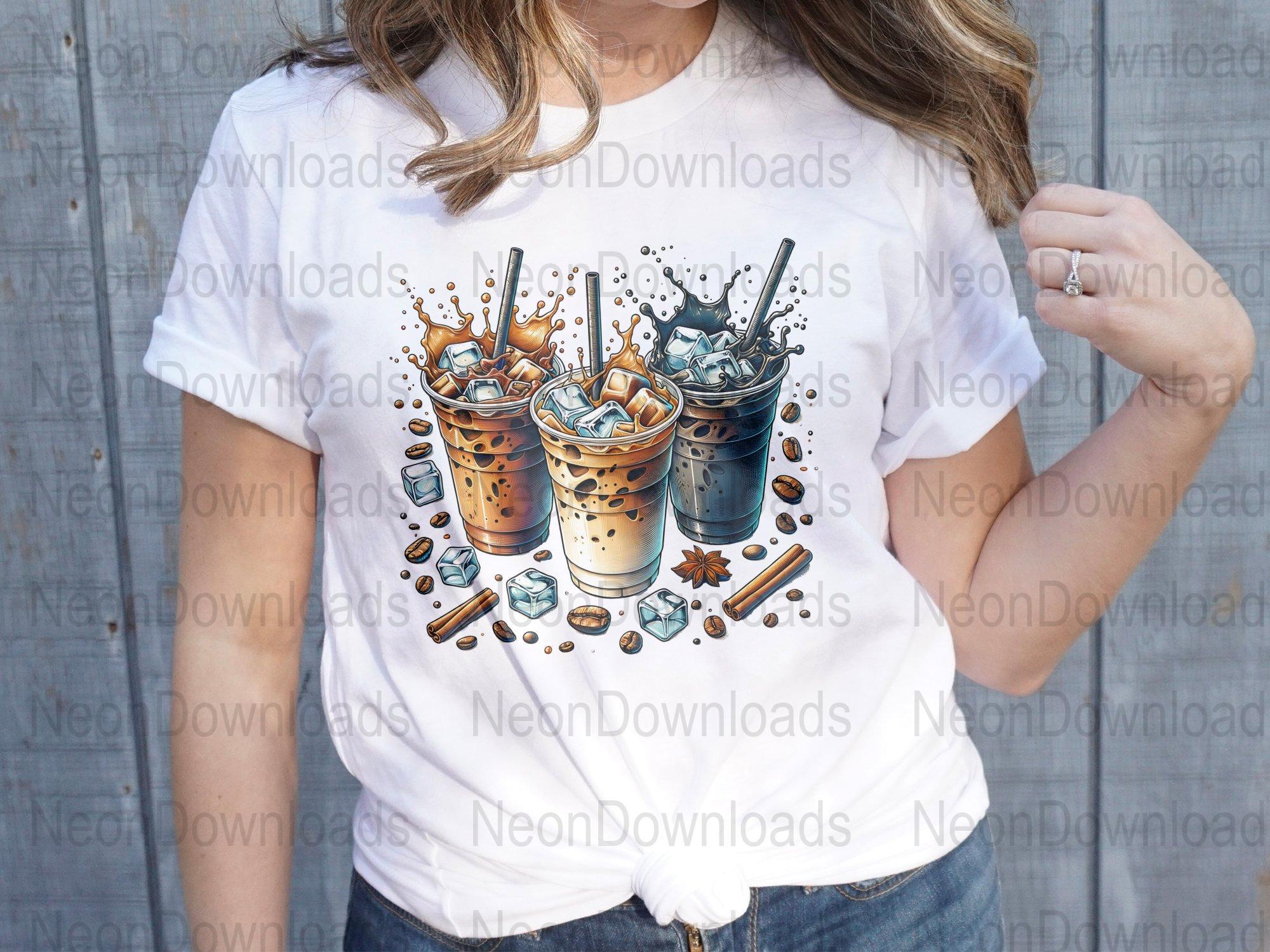 Ice-coffee PNG Sublimation Design, Digital Download, Png Instant ...