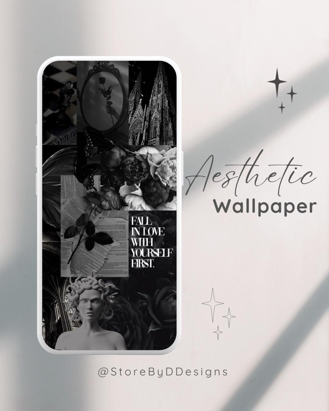 Collage Phone Wallpapers, Black Wallpapers Iphone, Minimalist Wallpaper ...