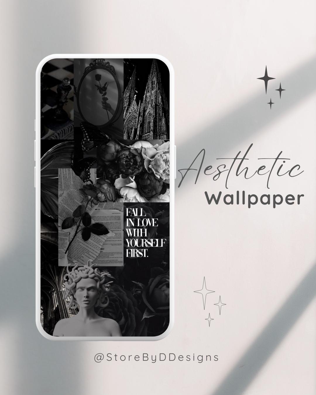 Collage Phone Wallpapers, Black Wallpapers Iphone, Minimalist Wallpaper ...