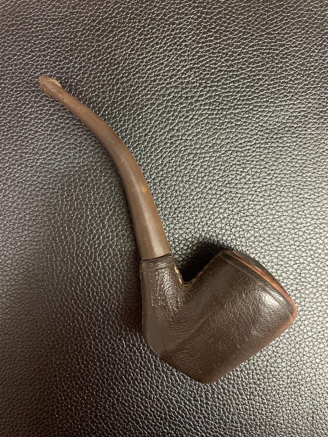 Lorenzo Leather Bound Briar Pipe Made in Italy - Etsy