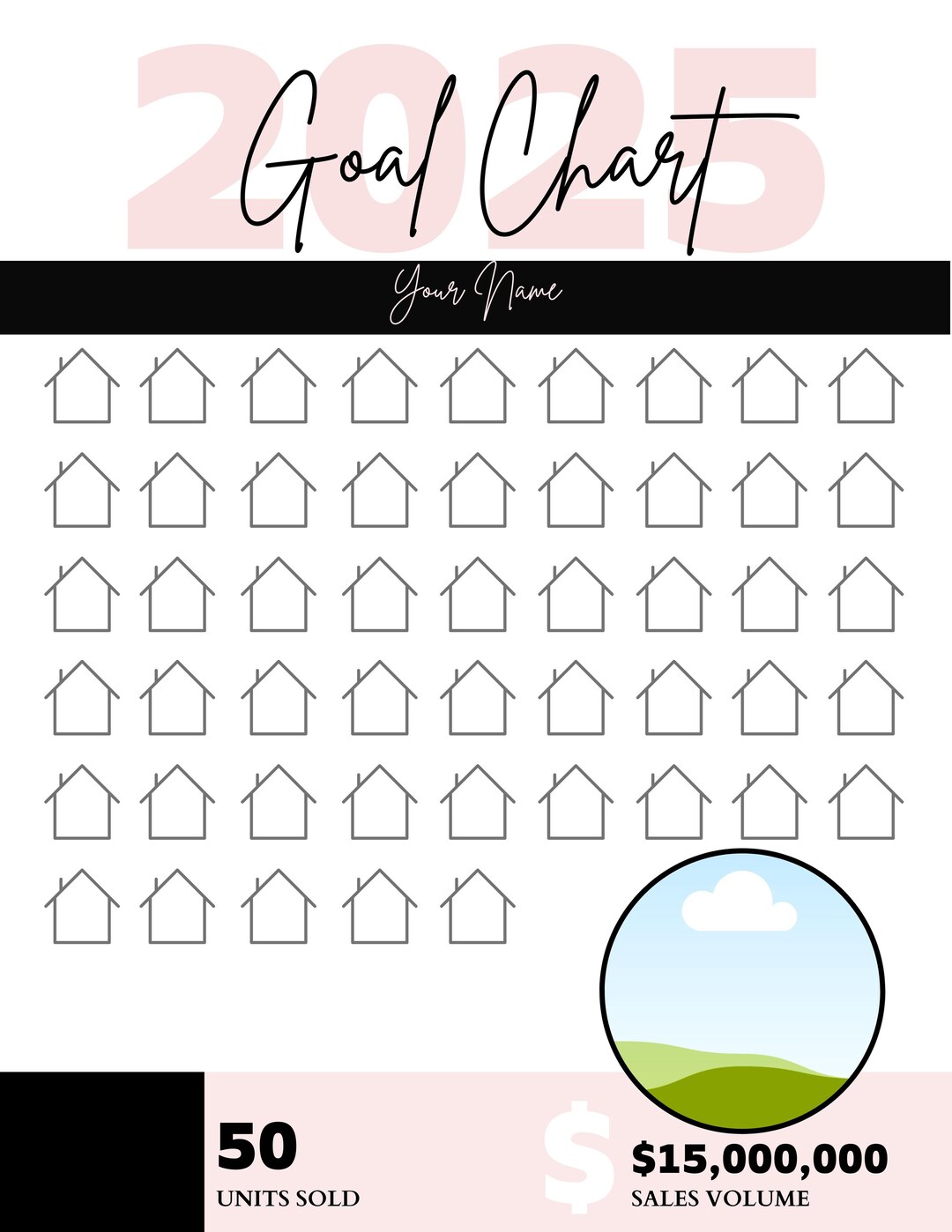 Goal Chart - Etsy