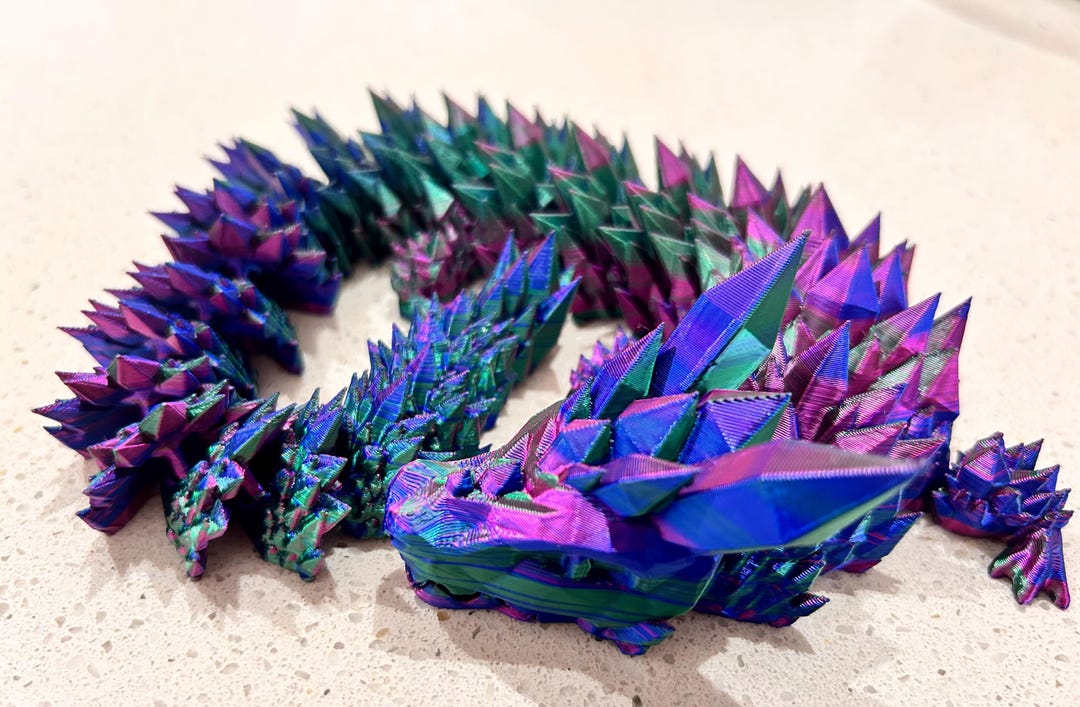 Articulated Crystalblade Dragon 40cm Customisable - Etsy