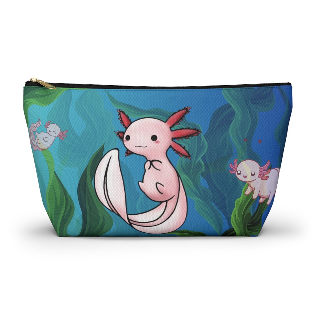 Axolotl Accessory Pouch W T-bottom - Etsy