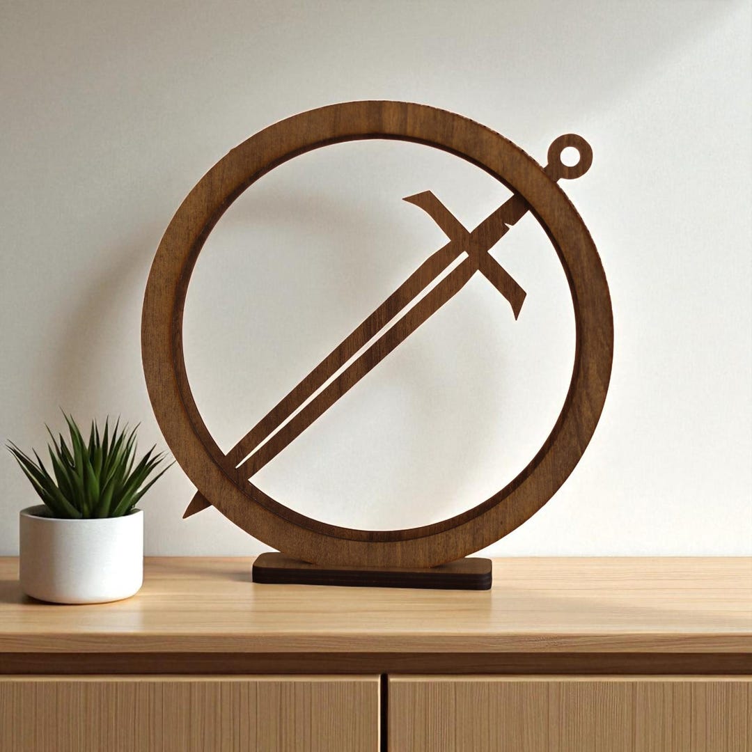 Handmade Laser-cut Wooden LED Lamp — Minimal Rustic Night Light for ...