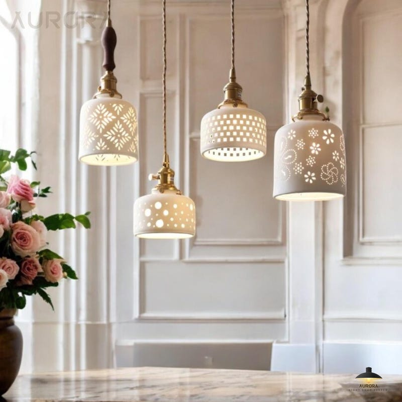 Ceramic Pendant Light - Etsy