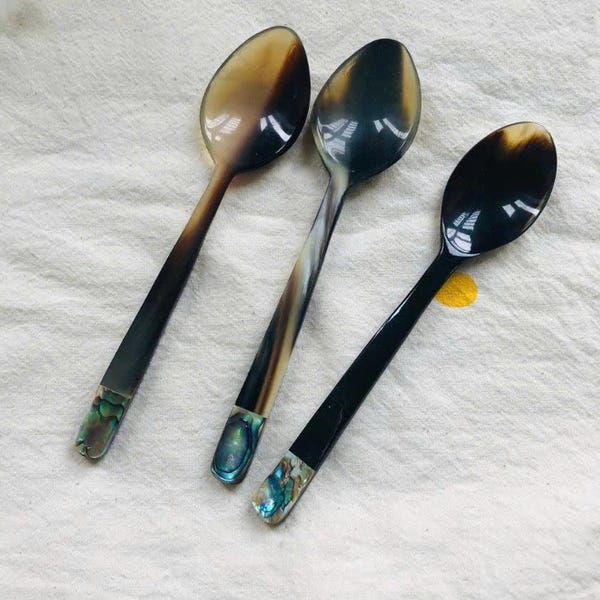 Horn Spoon - Etsy