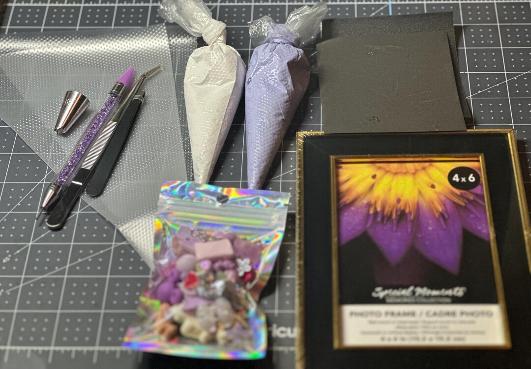 DIY Custom Decoden Handheld Picture Frame KIT - Etsy